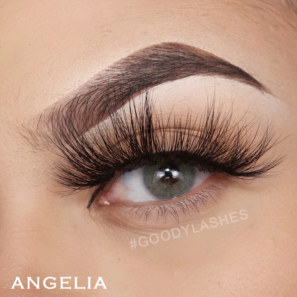 Angelia-Dramatic 25mm Lashes 3D Mink Eyelashes